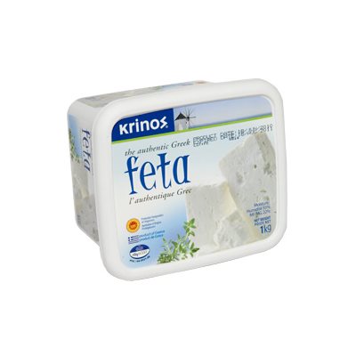 Krinos Greek Feta Cheese 1kg Tupper