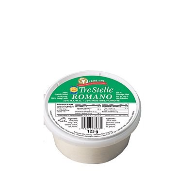 Romano Cheese Tre Stelle Tubs 24 / 125g